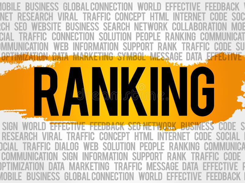 Ranking word cloud stock vector. Illustration of cloud - 223824547