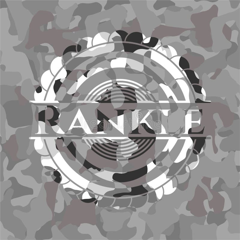 Rankle Written on a Grey Camo Texture Stock Vector - Illustration of ...