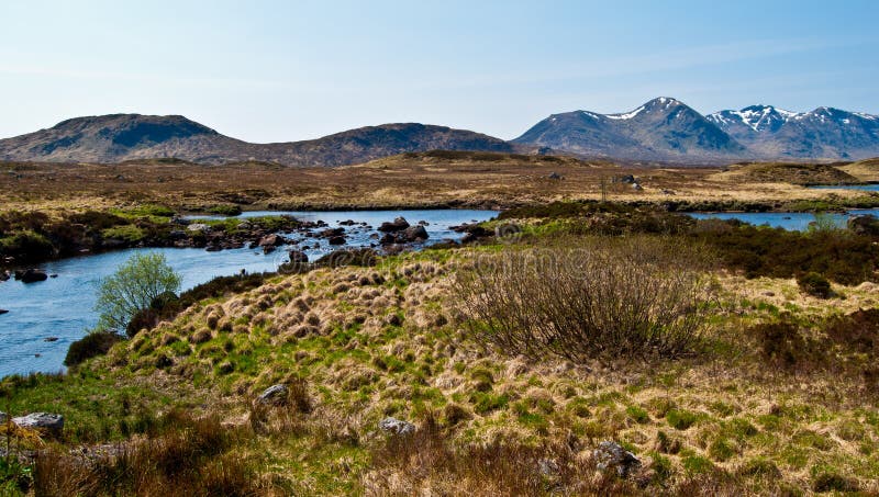 Rannoch Moor stock image. Image of water, lake, moor - 25163857