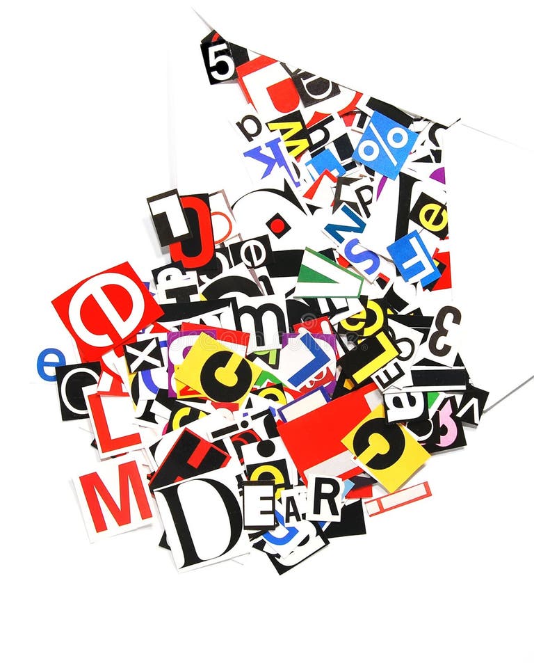 430 Ransom Note Letters Stock Photos - Free & Royalty-Free Stock Photos ...