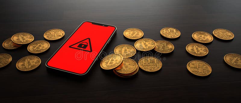 Ransom Malware Bitcoin Payment Stock Illustration - Illustration of ...