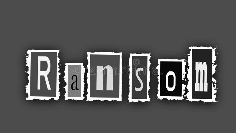 Ransom Note Animated Text on Torn Paper Stop Motion Effect Green Stock ...
