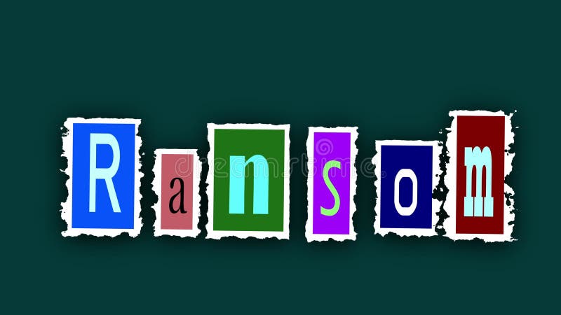 Ransom Note Animated Text on Torn Paper Stop Motion Effect Green Stock ...
