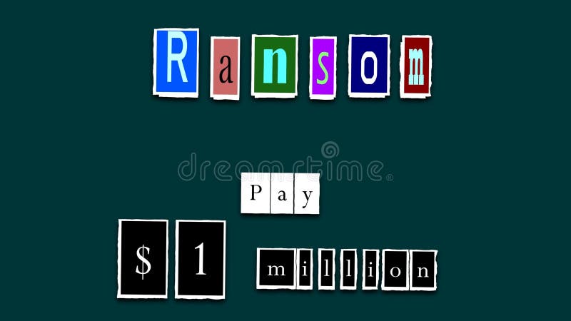 Cut Out Ransom Letters Alphabet Stock Vector - Illustration of text ...