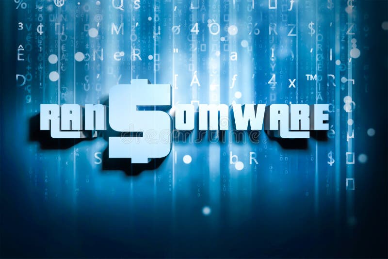 Ransomware illustration stock. Illustration du binaire - 79052014