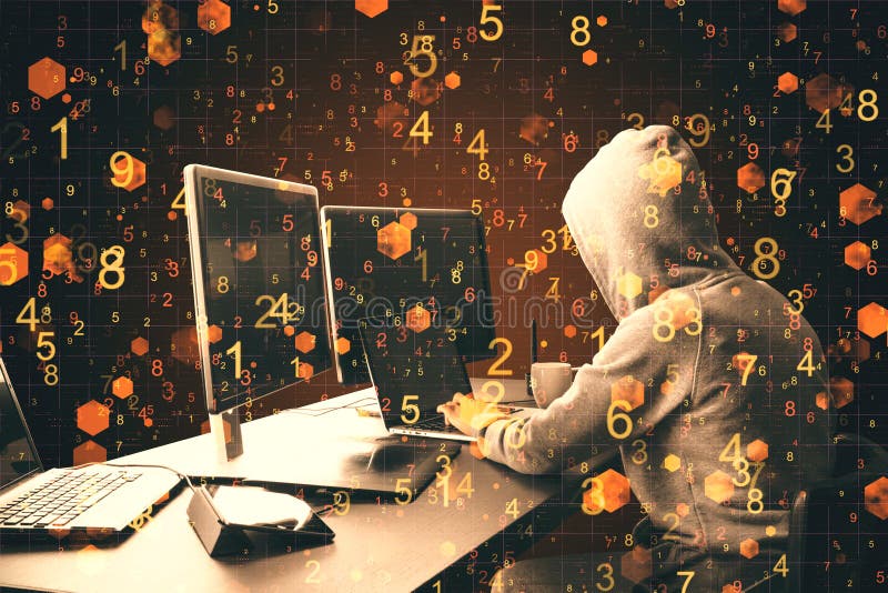 Ransomware and AI concept stock photo. Image of exposure - 162308644