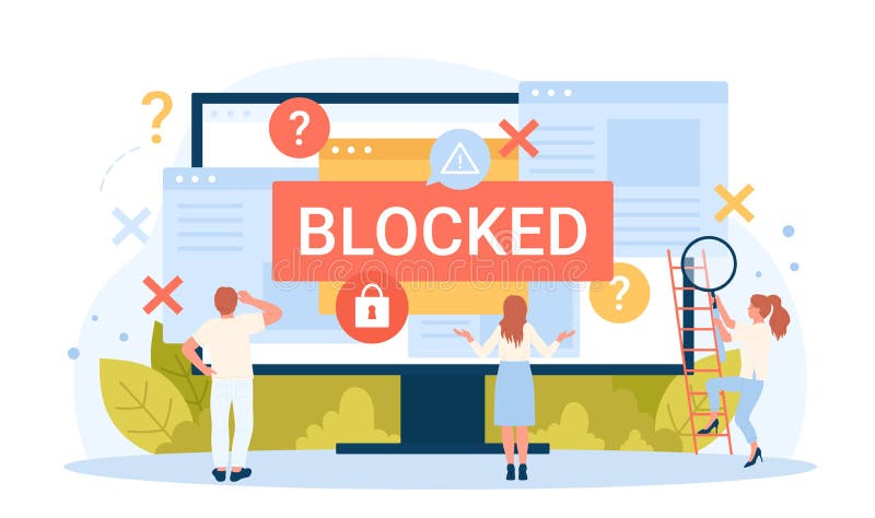 Ransomware Attack and Cyber Protection for User Account, Blocked ...