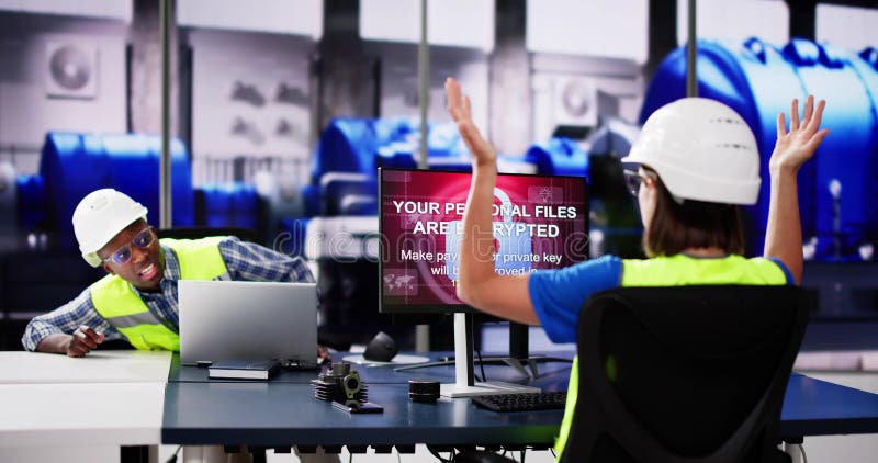 Ransomware Cyber Attack Using Malware Stock Photo - Image of data ...