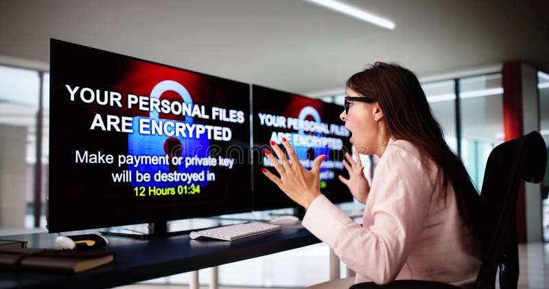 Ransomware Cyber Attack Using Malware Stock Photo - Image of analyst ...
