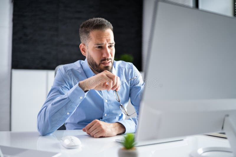 Ransomware Extortion Attack. Hacked Computer Password Stock Photo ...