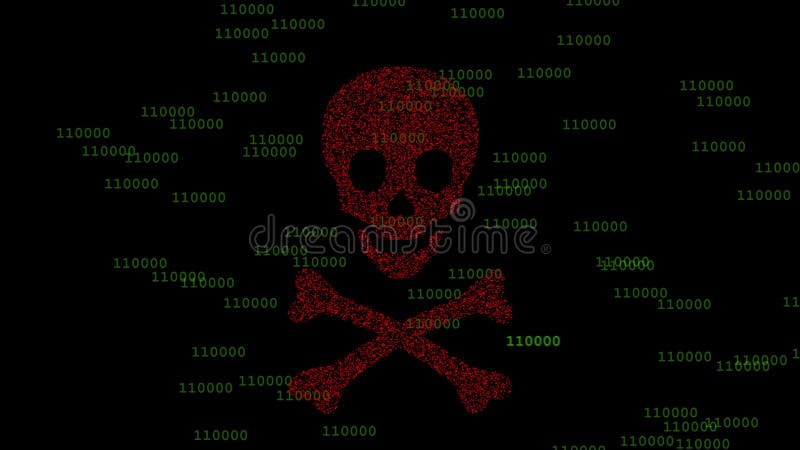 Ransomware Hacker Cyber Attack on Computer Countown Stock Footage ...