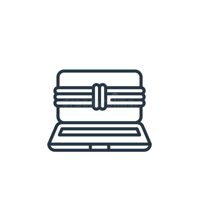 Ransomware Icon on White Background. Simple Element Illustration from ...