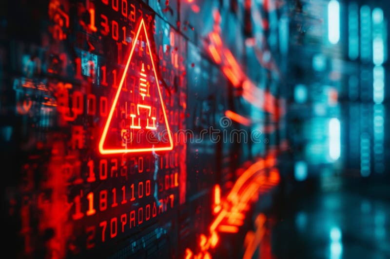Ransomware Malware Attack Data Breach System Hacked Warning Sign ...