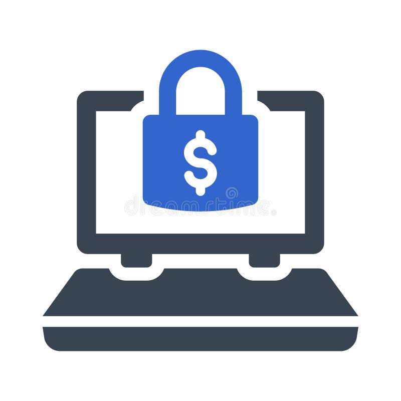 Ransomware program Icon stock vector. Illustration of ransomware ...