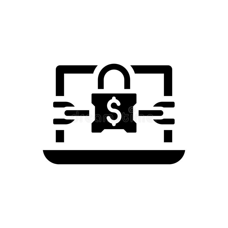Ransomware program icon stock vector. Illustration of protection ...