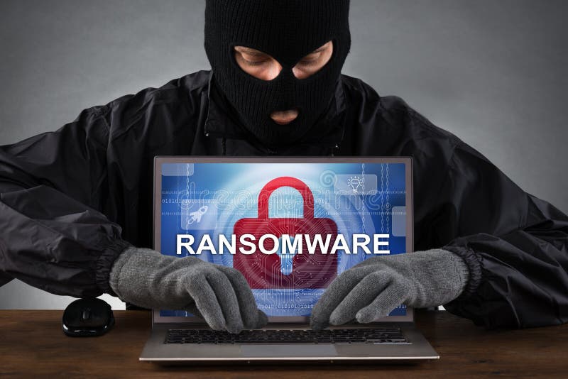 Ransomware Virus. Ransom Extortion Attack Stock Photo - Image of fraud ...
