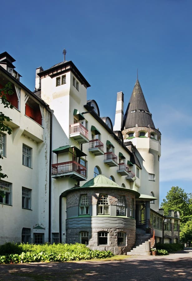 Rantasipi Imatran Valtionhotelli in Imatra. Finland Stock Photo - Image ...