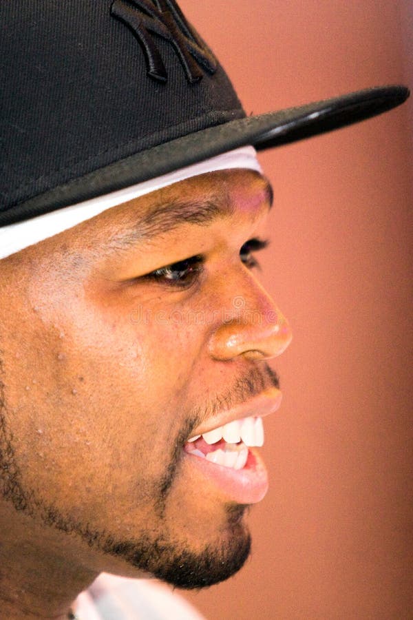 Rap artist 50 Cent editorial stock photo. Image of arenas - 14019908