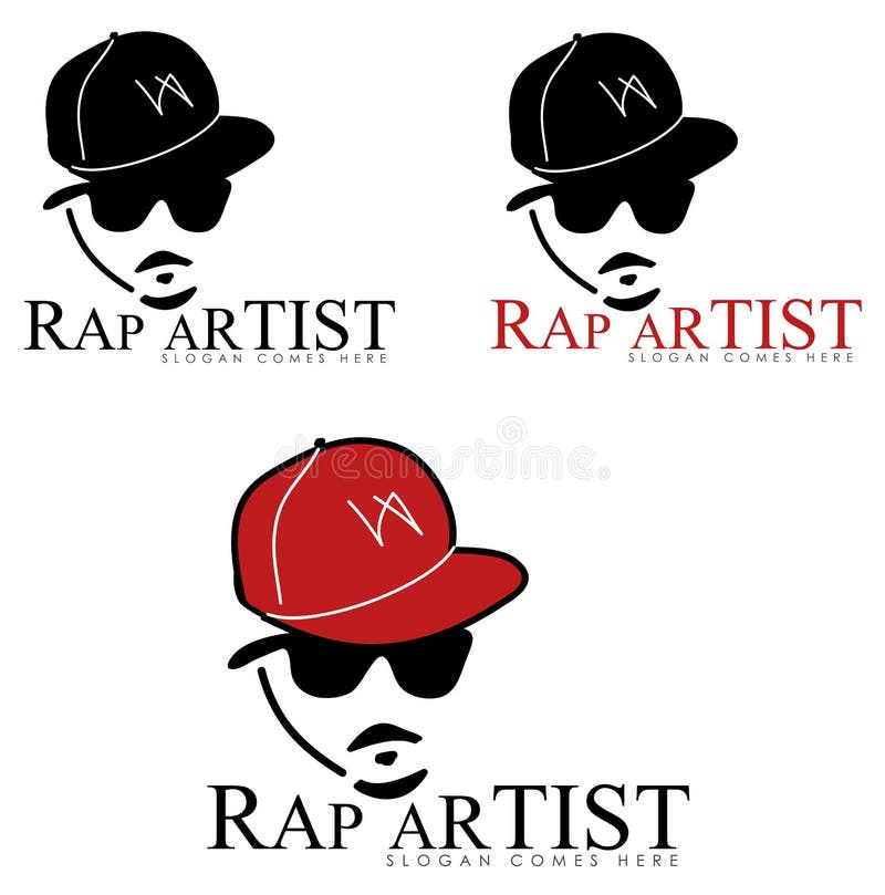 Rap artist signs stock vector. Illustration of caps, space - 31313774