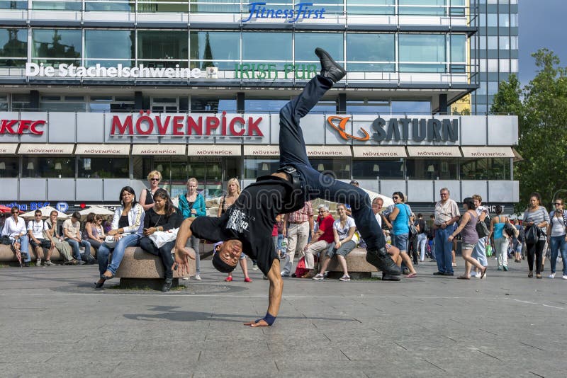 A Rap Dancer Performing in a Park. Editorial Image - Image of performer ...