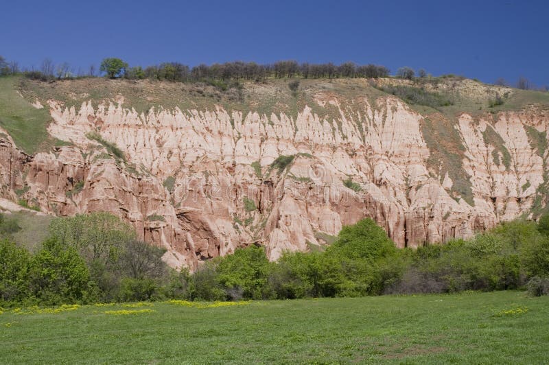 Rapa Rosie rock formation stock image. Image of natural - 34065355