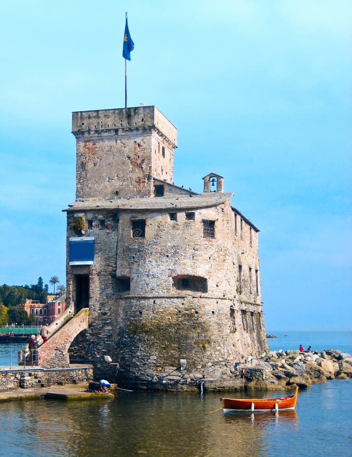 Rapallo stock image. Image of cloud, blue, little, holidays - 10183729