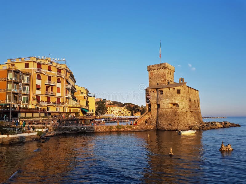 Rapallo Castle - Italy editorial image. Image of fortress - 201343715