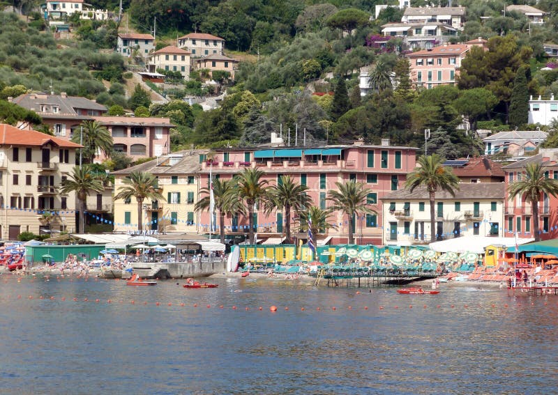 Rapallo stock image. Image of architecture, sand, sestri - 39013529