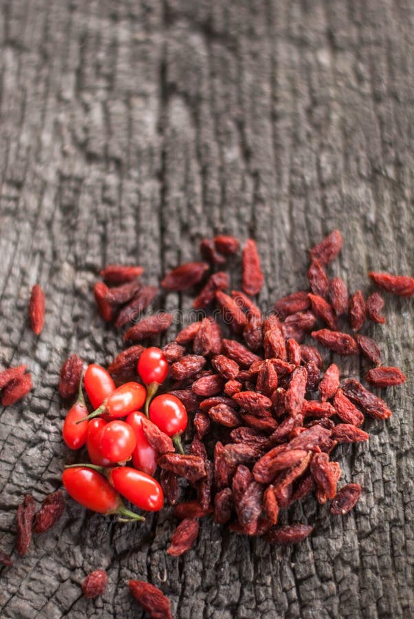 And dried goji superfood stock photo. Image of group - 80431444