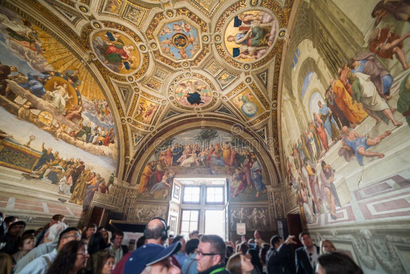 Michelangelo Fresco in the Sistine Chapel, Vatican Editorial Photo ...