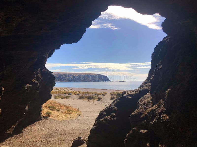 Rapid Bay Cave View stock image. Image of northeastern - 217564563