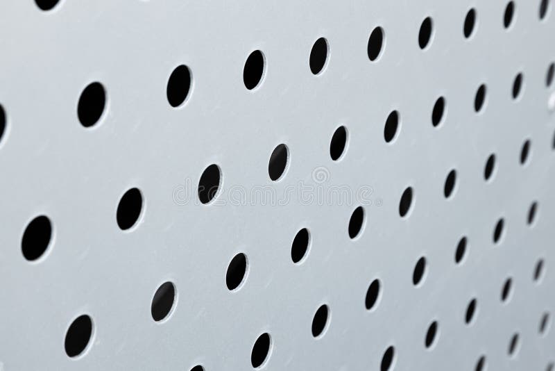 Rapid Black Big Dot Pattern on White Background, Round Holes Texture on ...