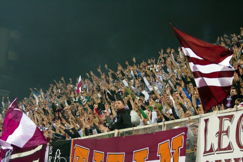 Rapid Bucharest Football Fans Editorial Photo - Image of bucharest ...