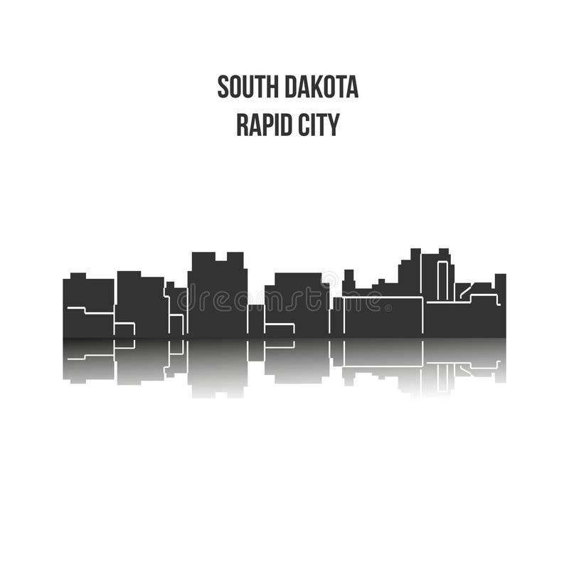 Rapid City, South Dakota stock vector. Illustration of destination ...
