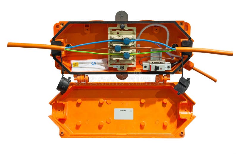 Rapid Connection Electric Box Stock Photo - Image of electrical ...