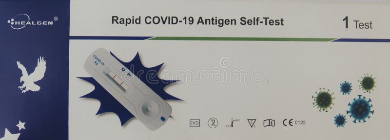 Rapid Covid-19 Antigen Self Te Editorial Image - Image of covid, health ...