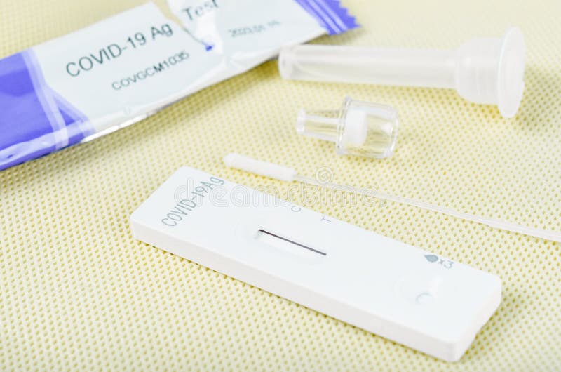Rapid Kits of Covid-19 Ag Test Stock Photo - Image of covid, medical ...