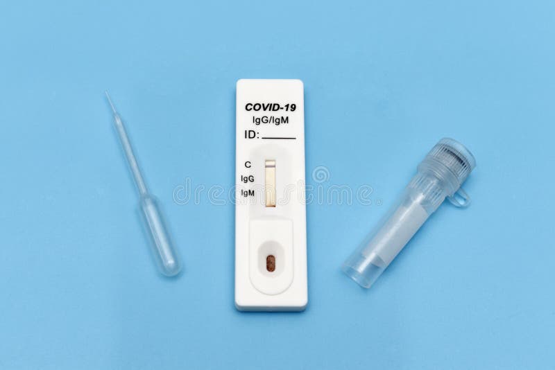 Rapid Kits of Covid-19 Ag Test Seen on a Table during COVID-19 Testing ...