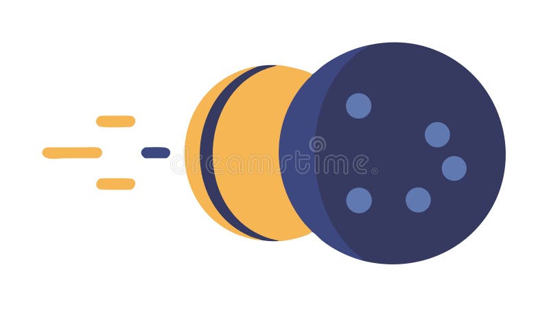 Rapid Lunar Motion Celestial Dynamics Icon, Vector Design Generative AI ...