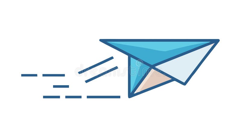 Rapid Message Flow or Quick Mail Arrival Icon, Vector Design Generative ...