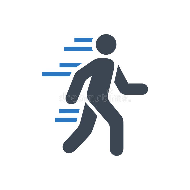 Rapid Movement Icon stock vector. Illustration of action - 361696442