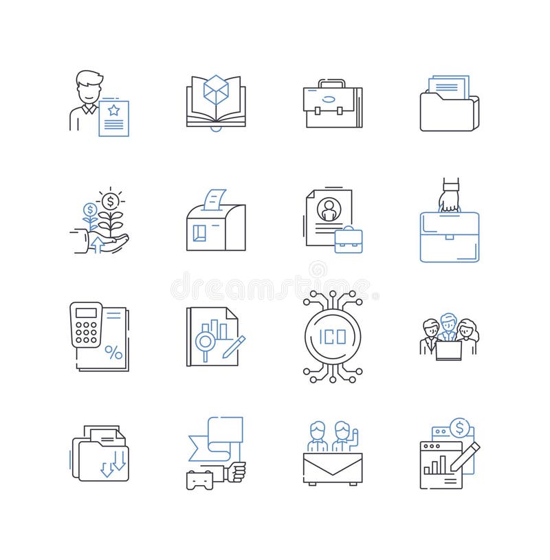 Rapid Iteration Line Icons Collection. Agility, Progression, Iterative ...