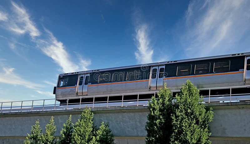 Rapid Rail Commuter Train stock photo. Image of commuter - 169178896