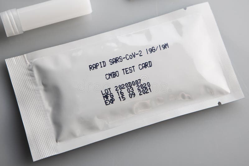 Rapid Sars-cov-2 Blood Test for Self Testing. a Kit of Fast Covid 19 ...