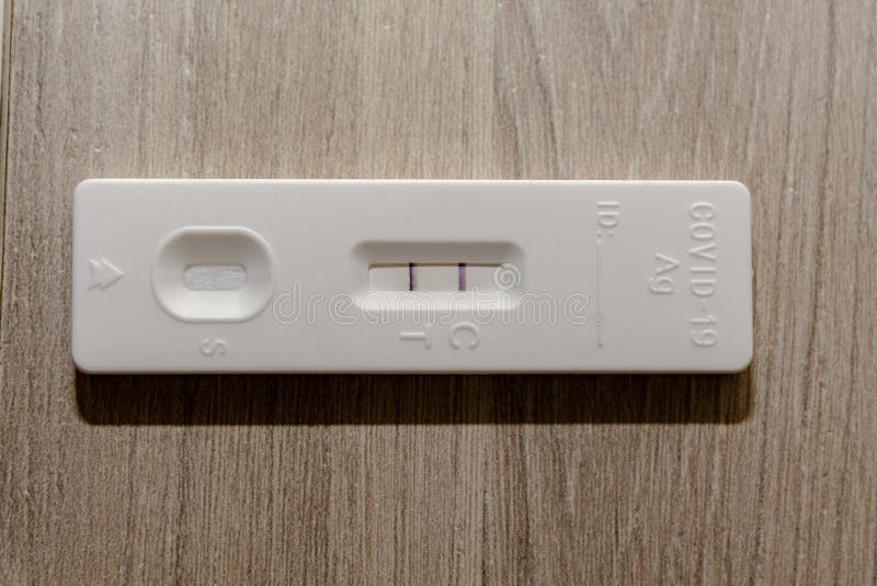 Rapid Swab Kit for Covid Flu Test Stock Image - Image of covid ...