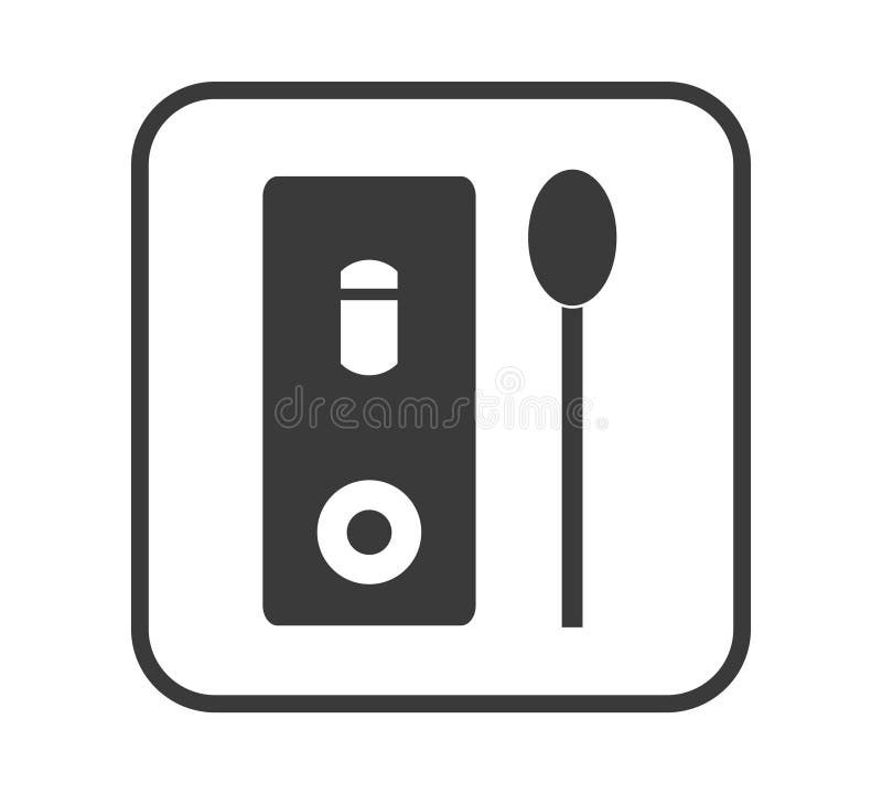 Rapid Test Button Icon for Web Stock Illustration - Illustration of ...