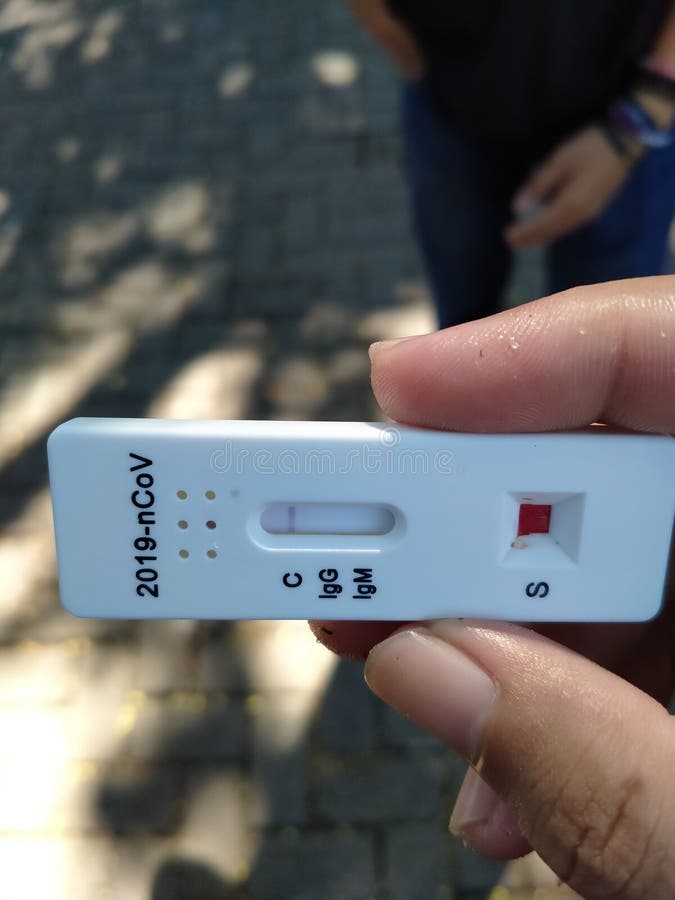 Rapid Test Shot from High Angel View Stock Image - Image of shot ...