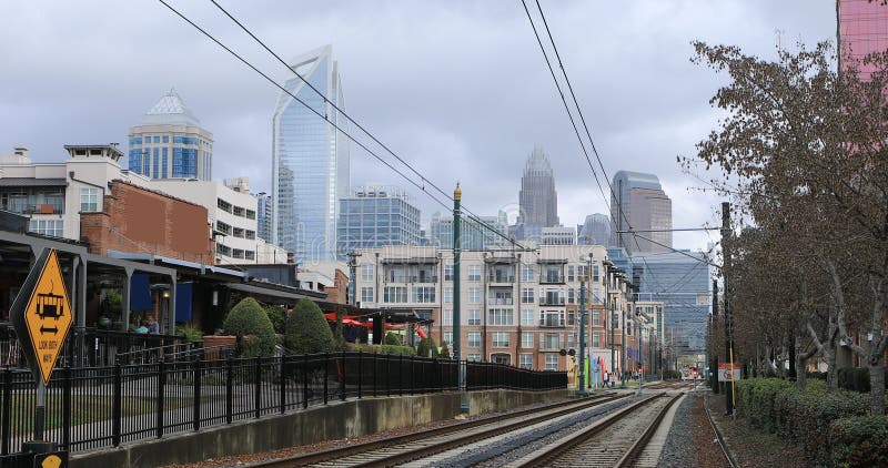 Rapid Transit Station in Charlotte, United States Editorial Stock Image ...
