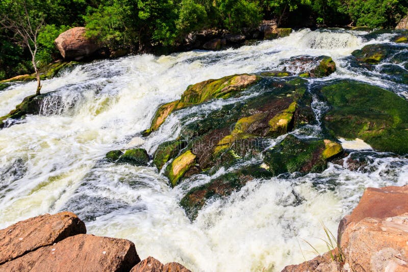Rapids on the Inhulets River in Kryvyi Rih, Ukraine Stock Image - Image ...