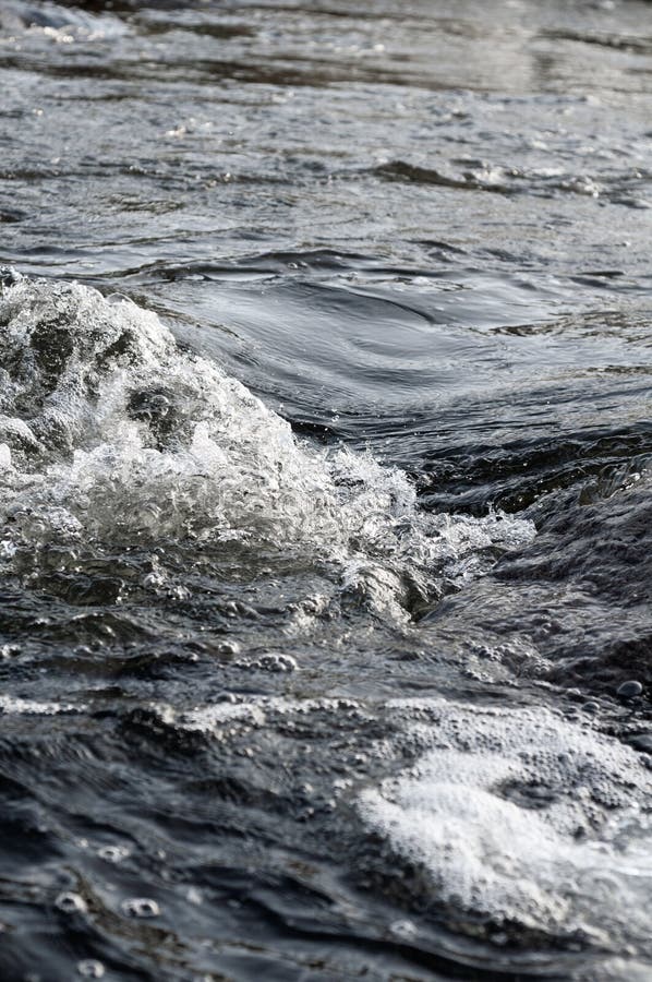 The Rapids on a Small River Near the Ukrainian Village Stock Photo ...